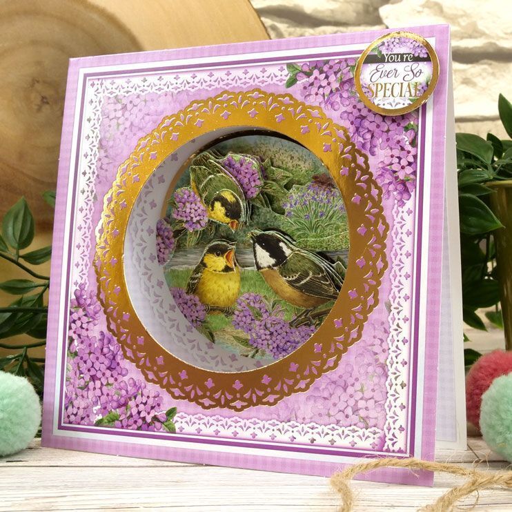 Hunkydory Delightful Birds A New Season Decoupage Card Kit