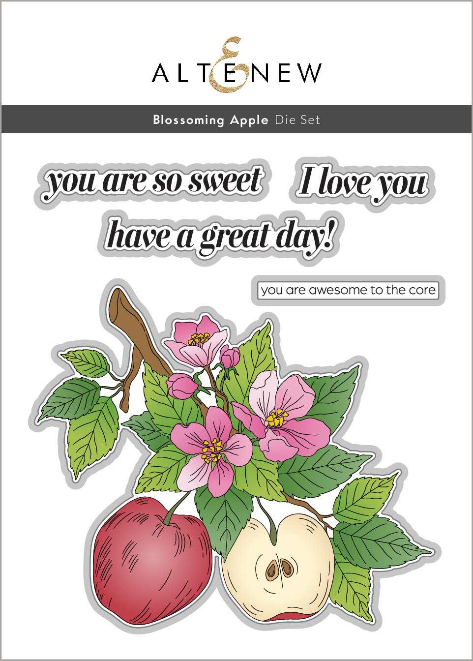 Altenew Blossoming Apple Die Set