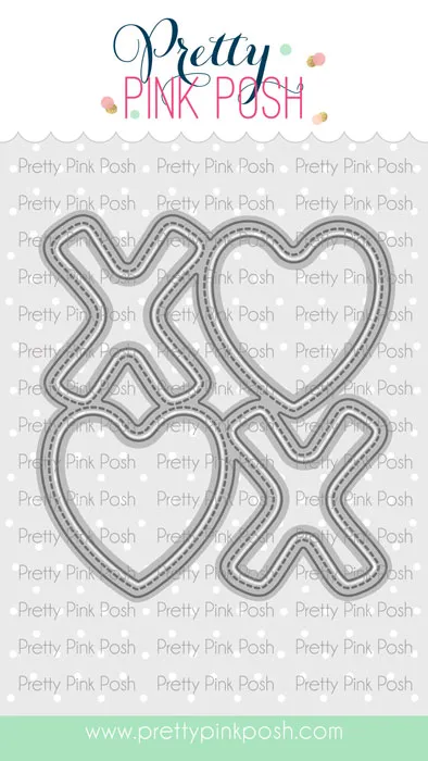 Pretty Pink Posh XOXO Word Shaker