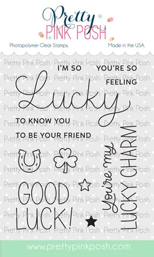 Pretty Pink Posh Lucky to Know You Stamp Set