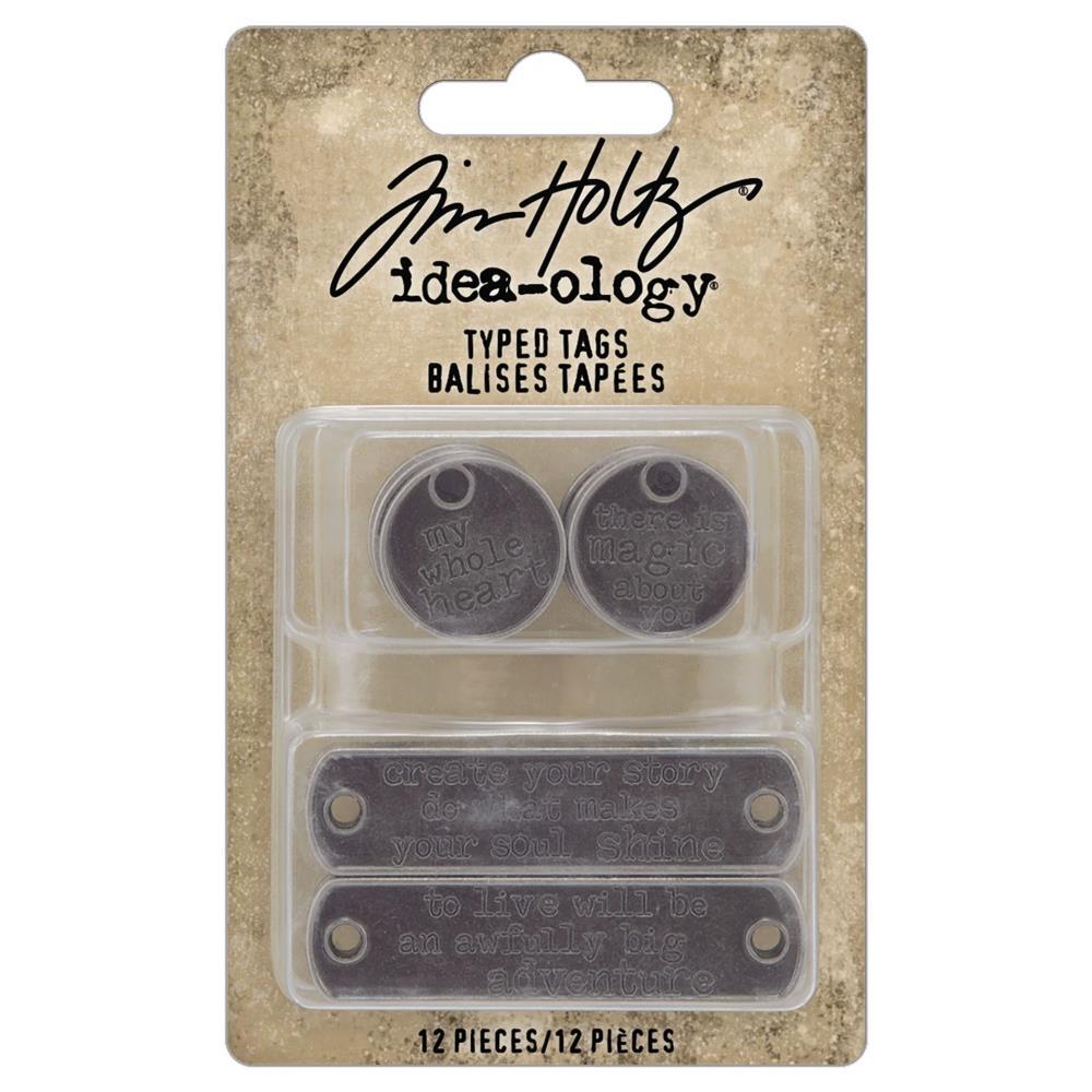 Tim Holtz Typed Tags - Idea-Ology